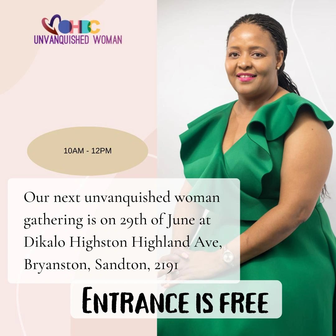 OHBC Unvanquished Women Fellowship Saturday 29 June 2024