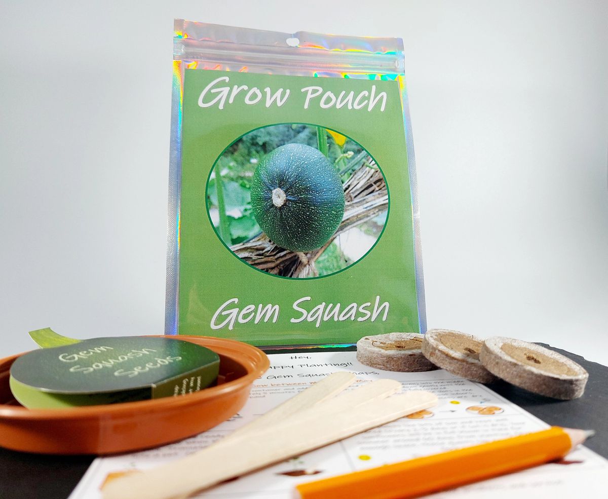Gem Squash Grow Pouch