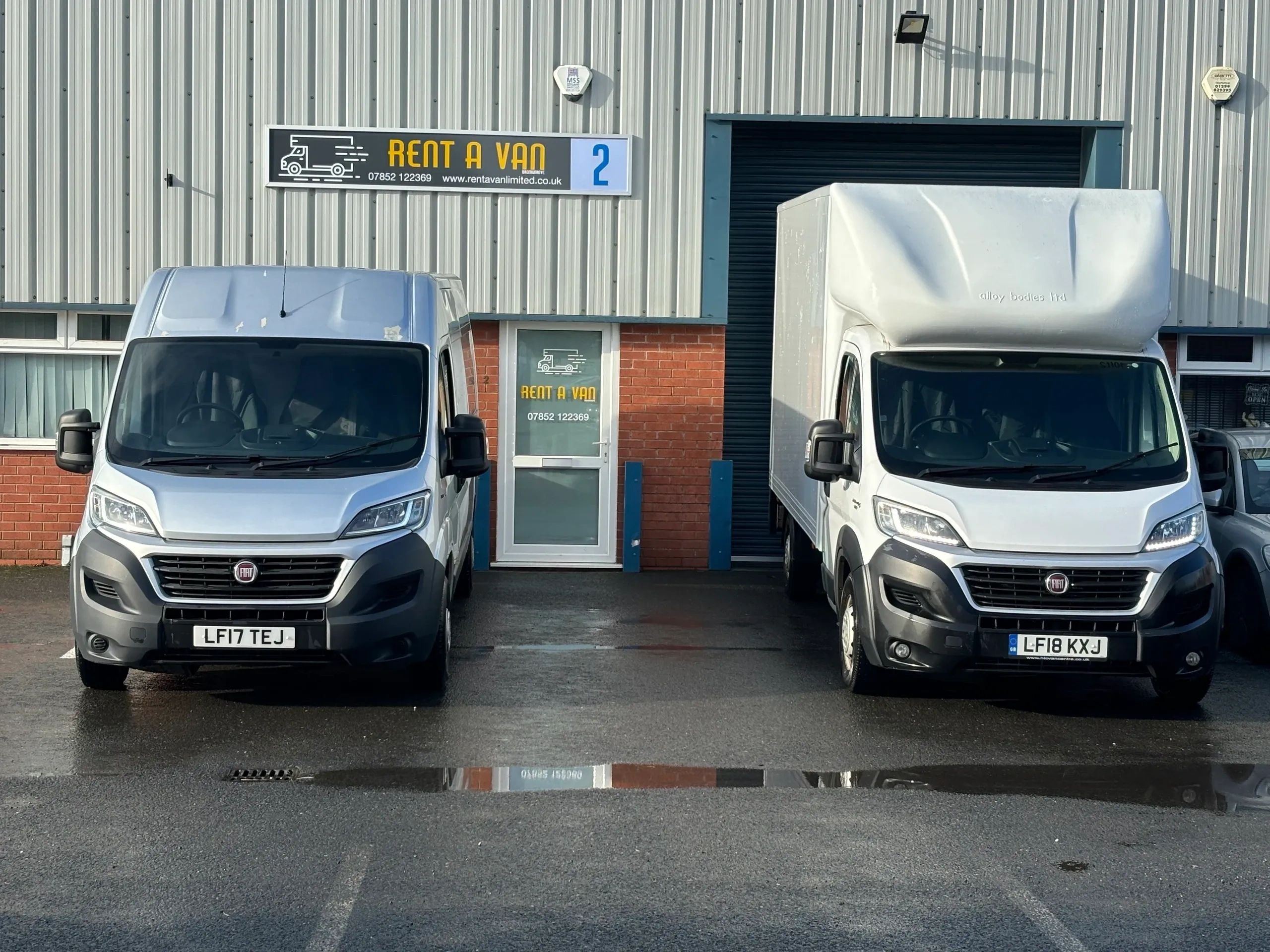 Rent A Van Limited - Van Hire, Bromsgrove