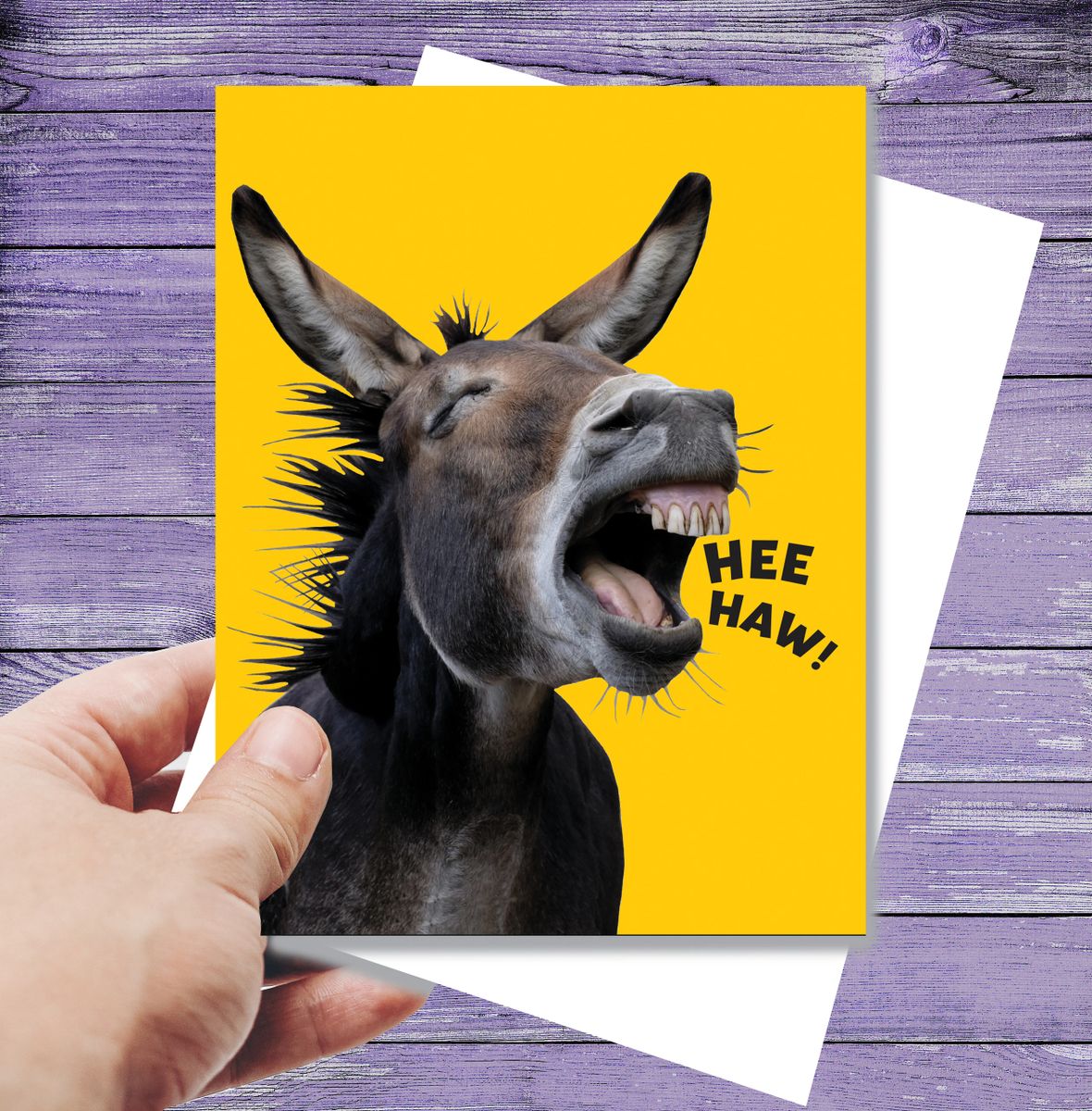 Birthday Card: Hee Haw Donkey... Item# GC B Donkey