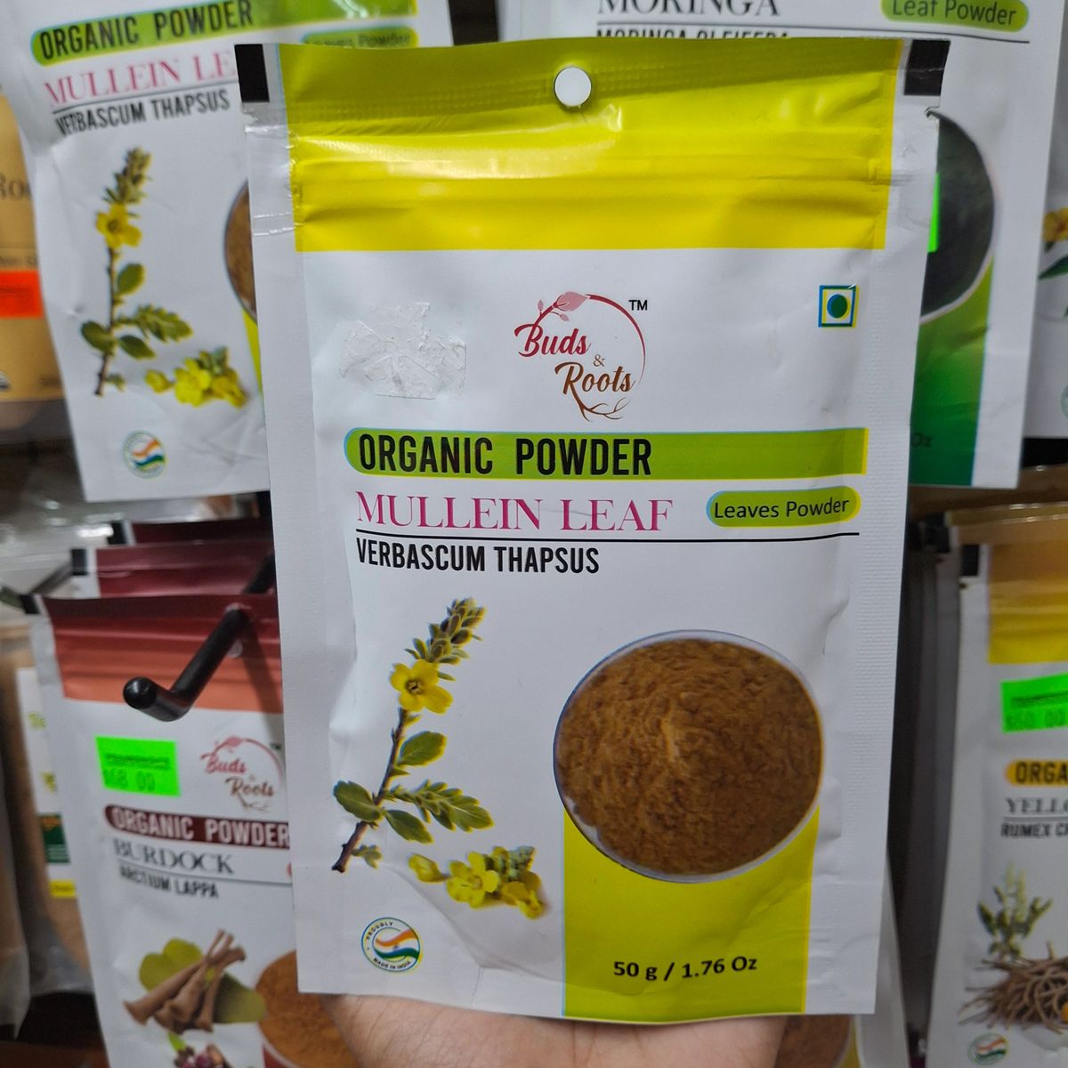 Organic Mullein Leaf Powder-50g