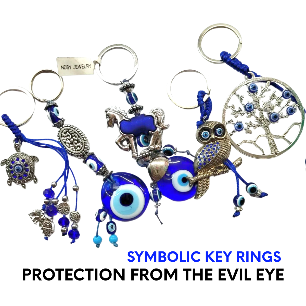 Protection From The Evil Eye Key Rings