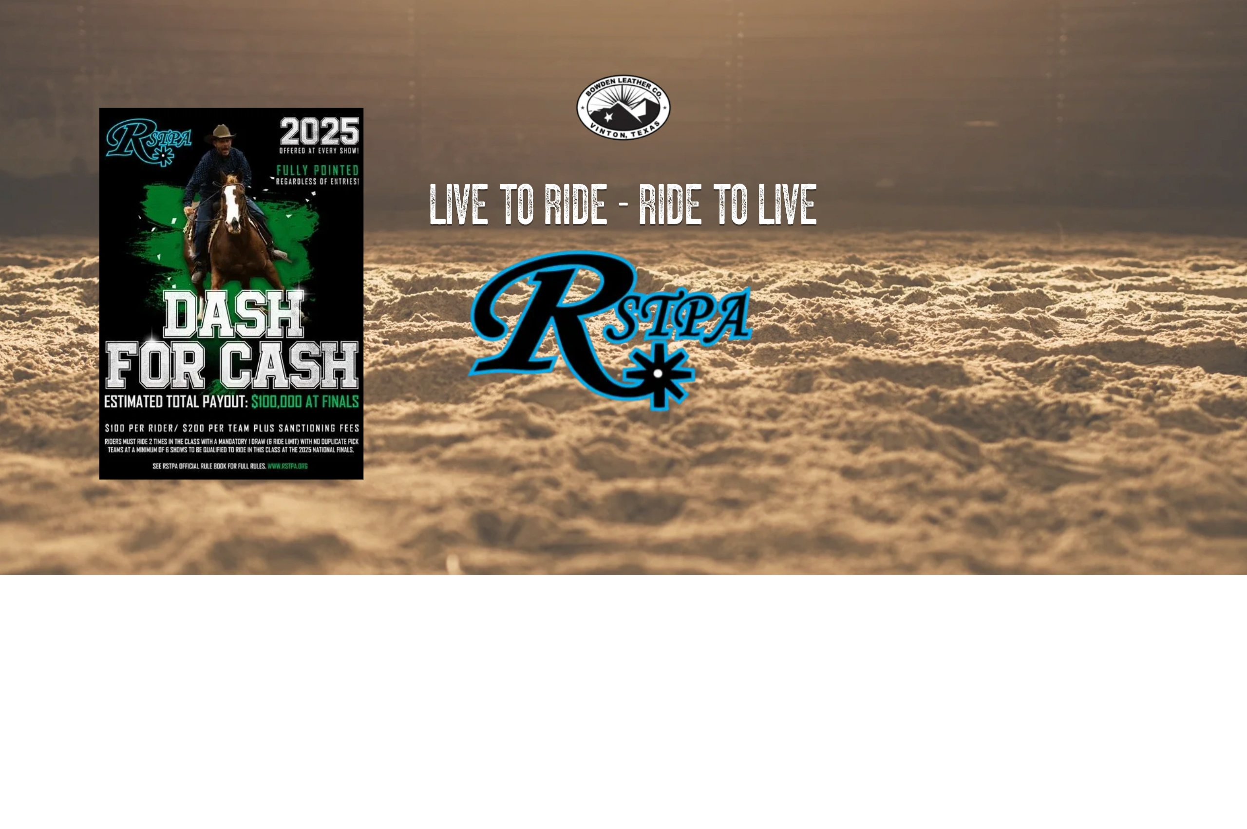 2026 Schedule + Flyers