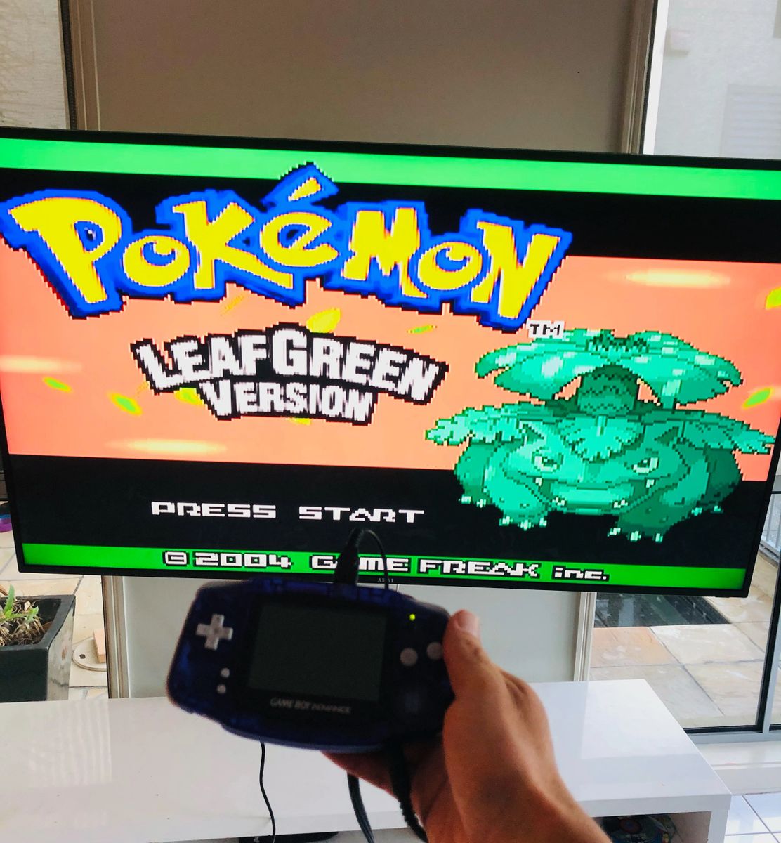 Gameboy Advance Clear Purple - IPS BACKLIT AV / TV OUT