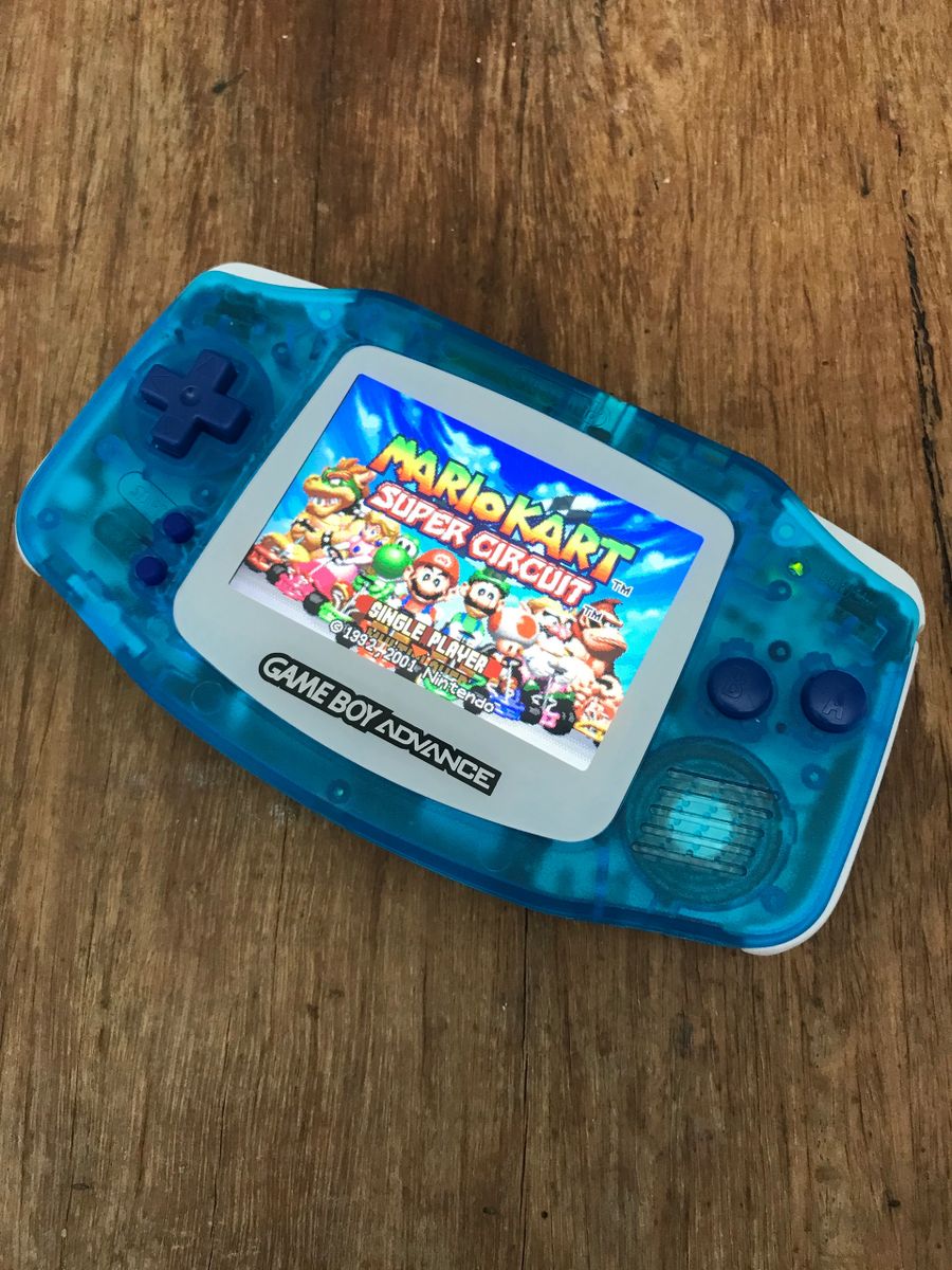 Gameboy Advance - Clear Blue IPS BACKLIT