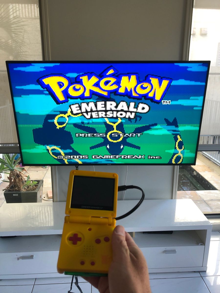 Gameboy Advance SP - Pokemon BACKLIT AV TV OUT