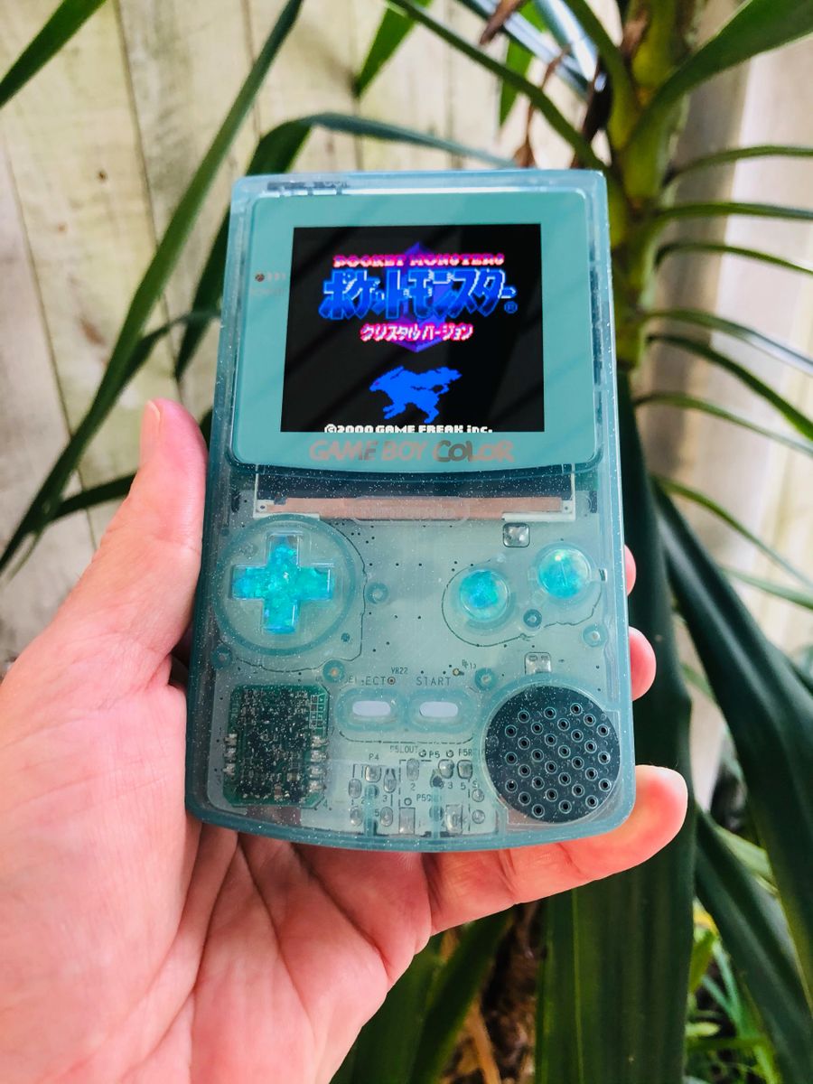 Gameboy Color - Crystal Themed