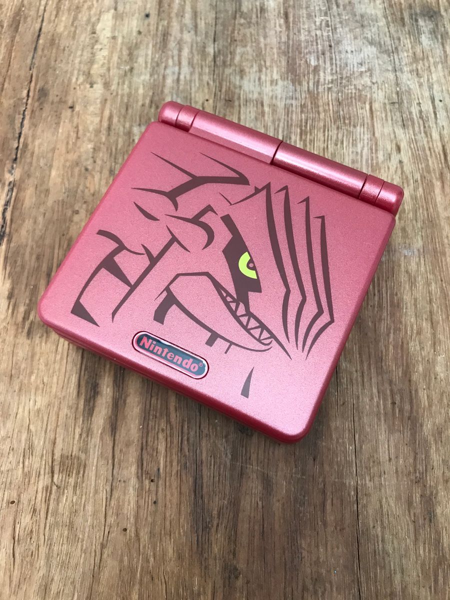 Gameboy Advance SP - Red Groudon IPS Backlit