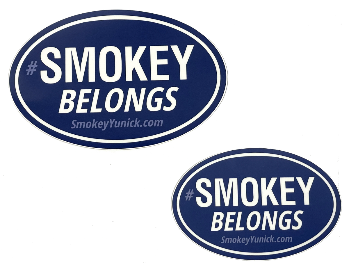 Smokey Belongs Sticker