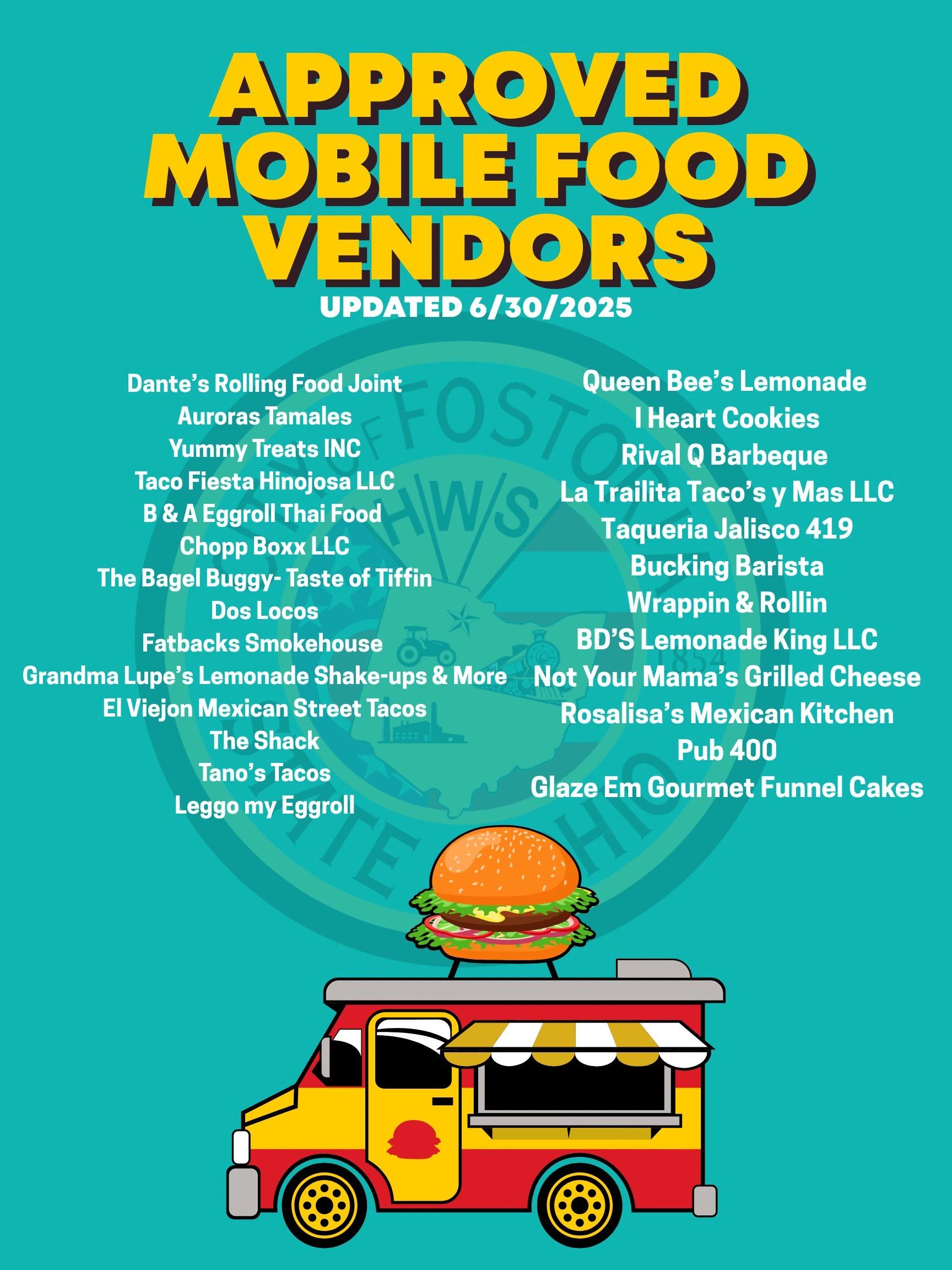 Registered Mobile Food Units (Updated 7/3/2025)