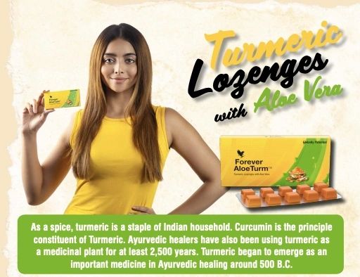 Turmeric Lozenges with Aloe Vera from Forever Living