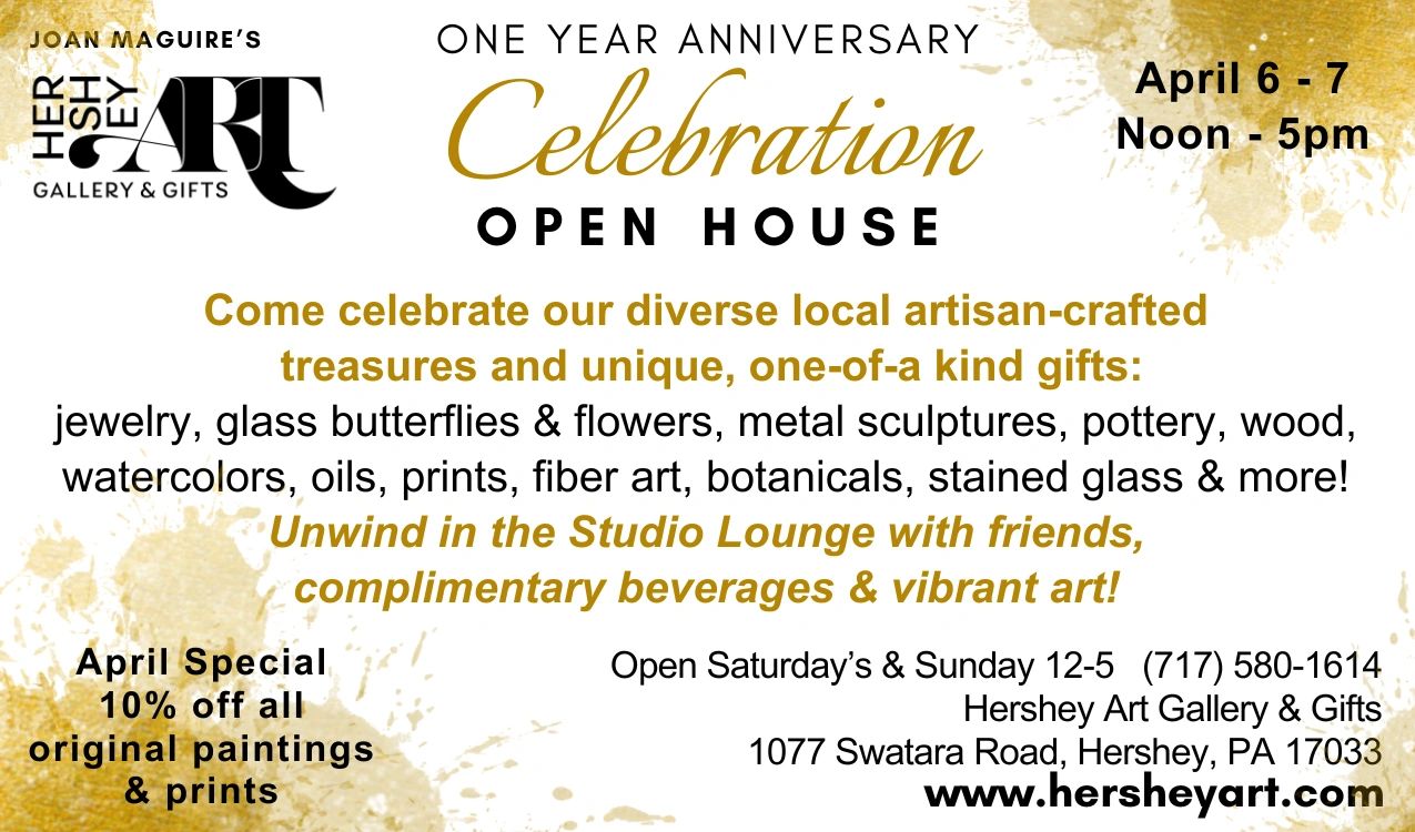 Artisain Jewelry, Gift Shop, Original Local Art - Hershey Art Gallery & Studio - Hershey ...