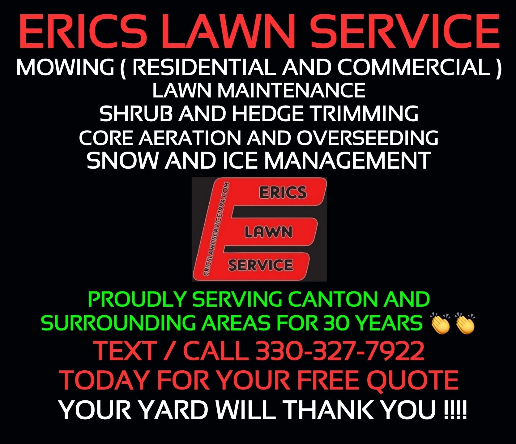 erics lawn service 1994