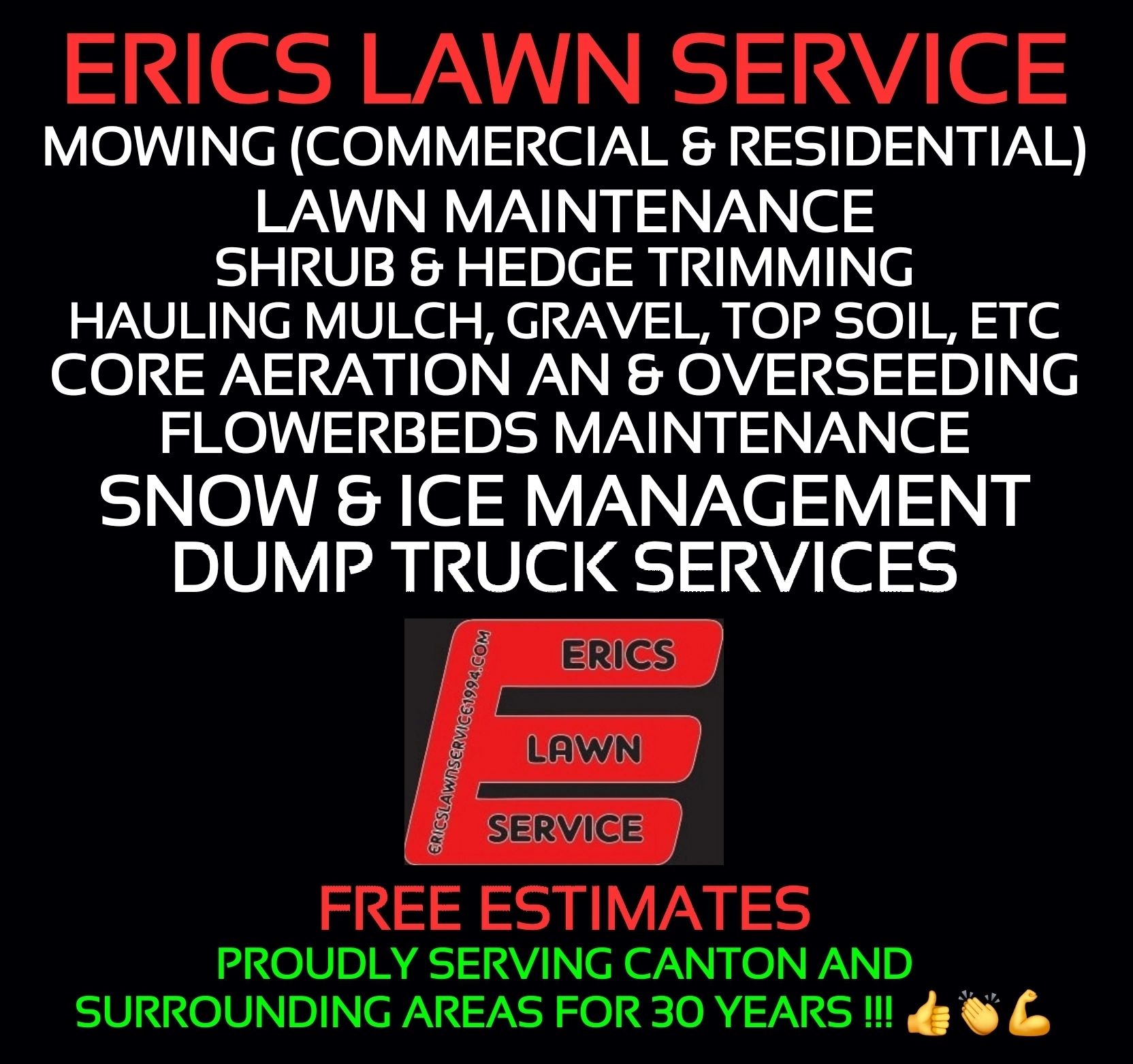 erics lawn service 1994