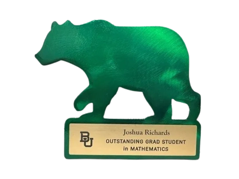 Metal Bear Trophy