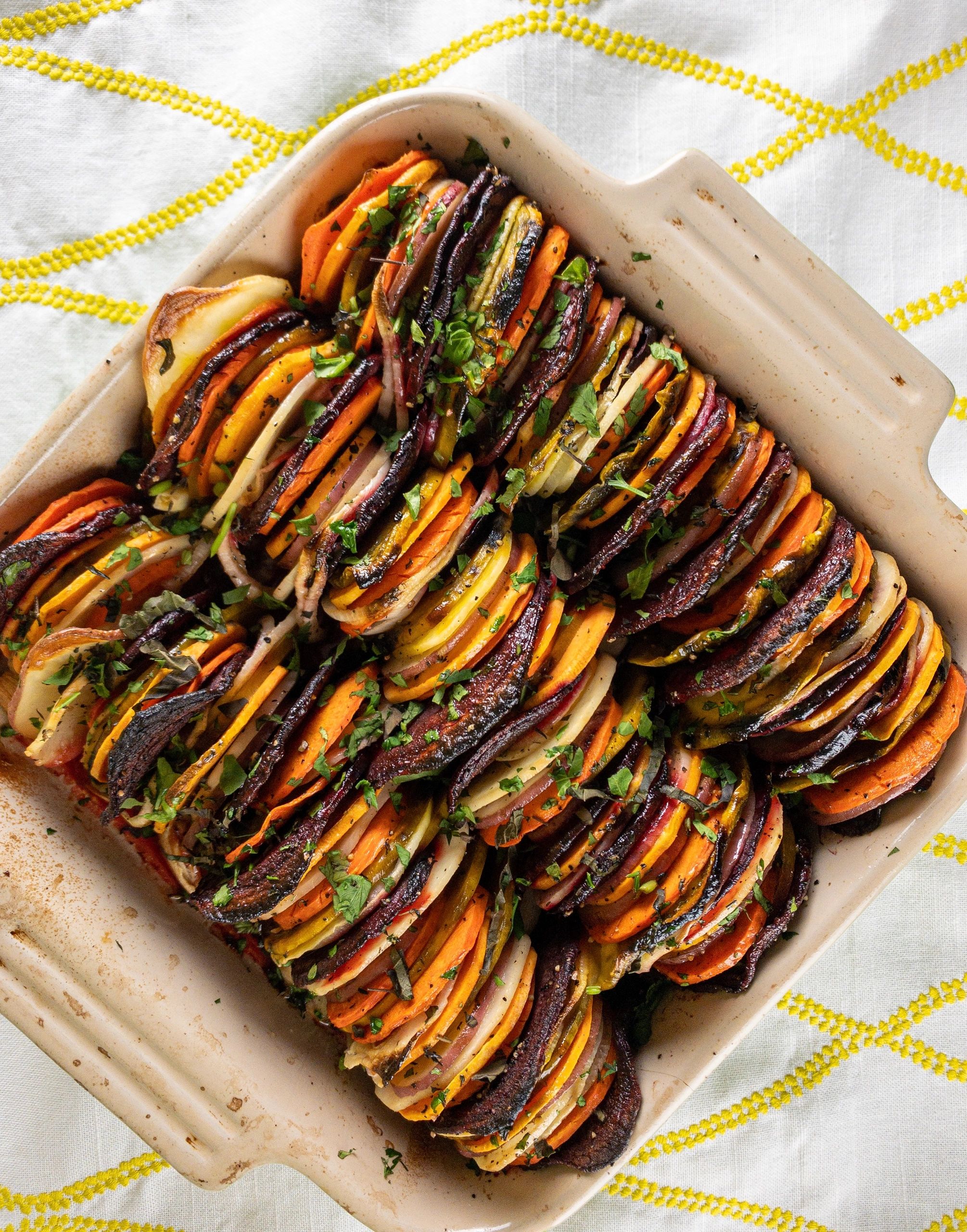 Recipe: Hasselback Vegetables