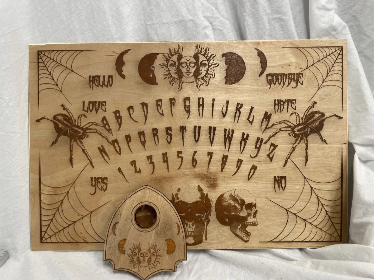 "Talking" Spirit Board and Planchette