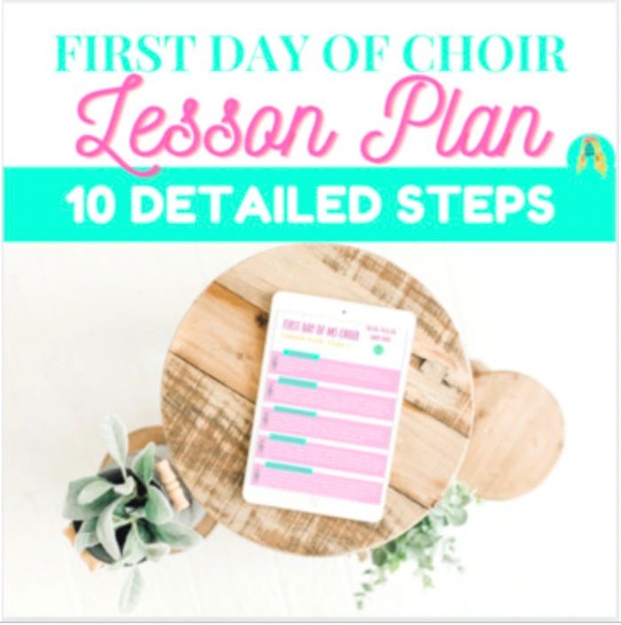 First Day of Middle School Choir Lesson Plan