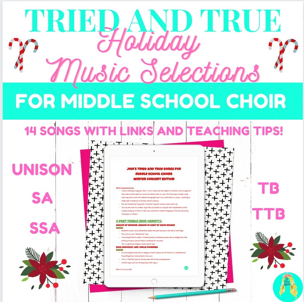 Middle School Choir Winter Concert Music