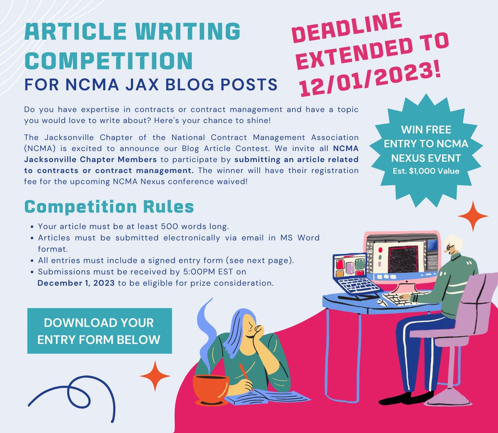 Contest Deadline Extended to 12/01/2023!