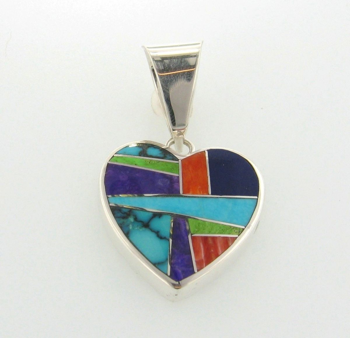Inlay Heart Pendant