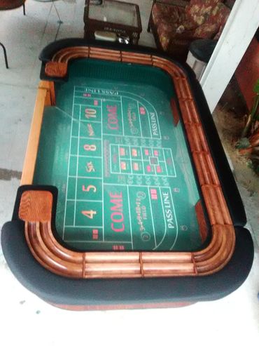 Pictures of My Custom Craps Tables - Craps Tables