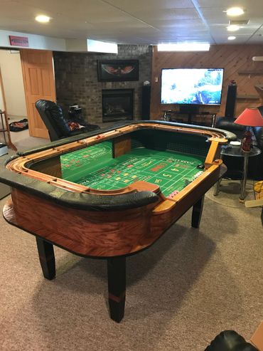 Pictures of My Custom Craps Tables - Craps Tables