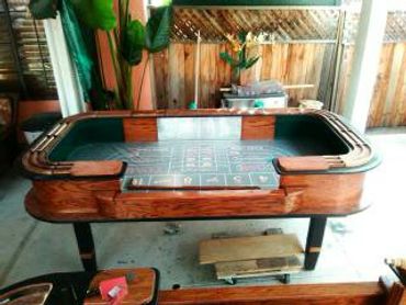 Pictures of My Custom Craps Tables - Craps Tables