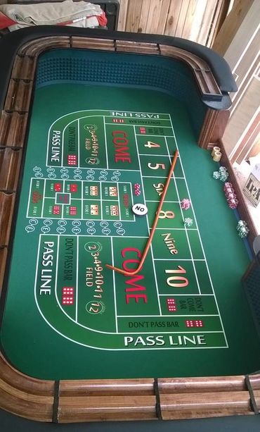 Pictures of My Custom Craps Tables - Craps Tables