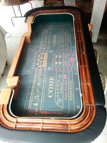 Pictures of My Custom Craps Tables - Craps Tables