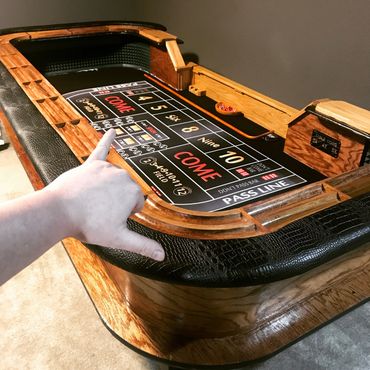 Pictures of My Custom Craps Tables - Craps Tables