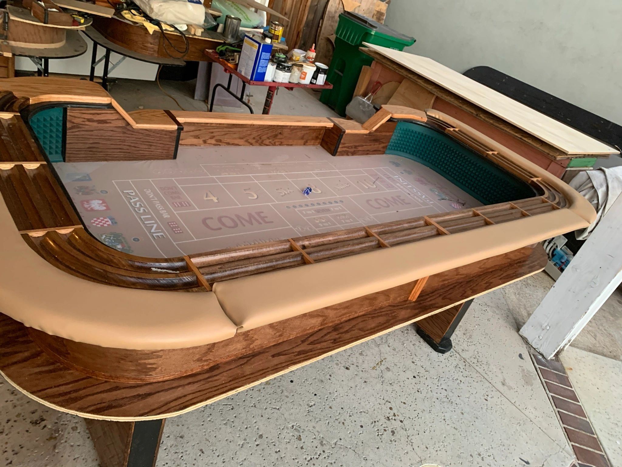 Pictures of My Custom Craps Tables - Craps Tables
