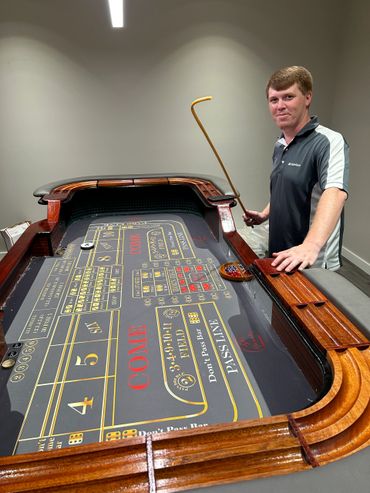Pictures of My Custom Craps Tables - Craps Tables
