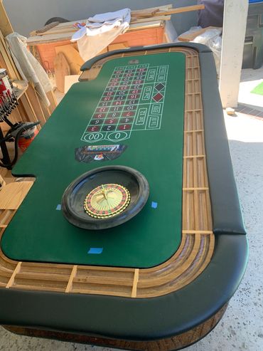 Pictures of My Custom Craps Tables - Craps Tables