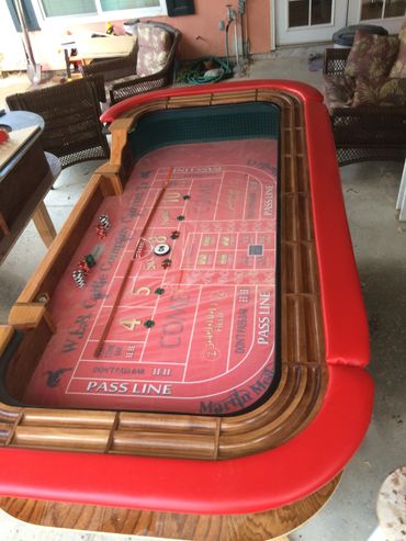 Pictures of My Custom Craps Tables - Craps Tables