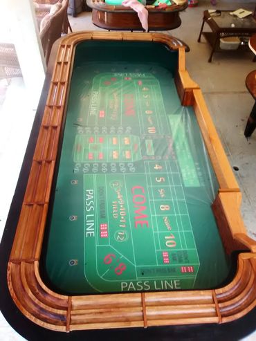 Pictures of My Custom Craps Tables - Craps Tables