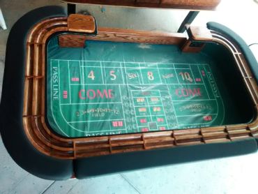 Pictures of My Custom Craps Tables - Craps Tables