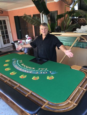 Pictures of My Custom Craps Tables - Craps Tables