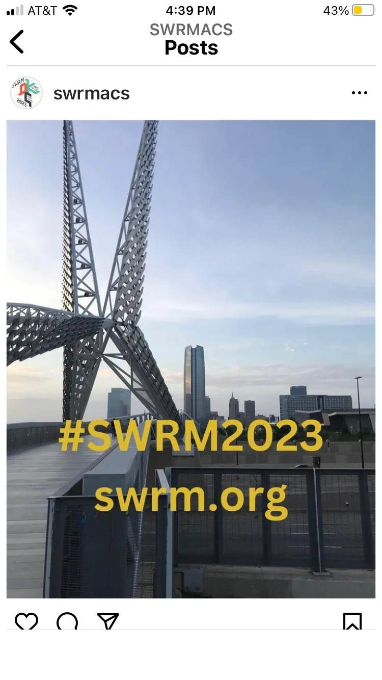 Follow SWRM 2023 on Social Media