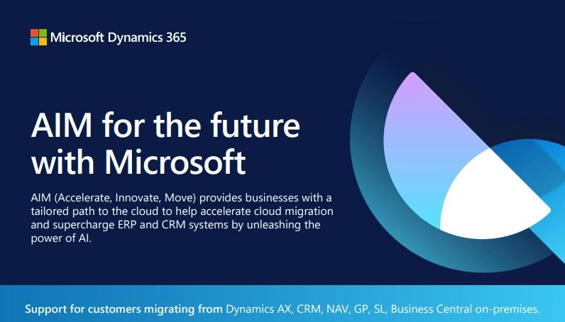 AIM for the future with Microsoft, accelerate, innovate, move