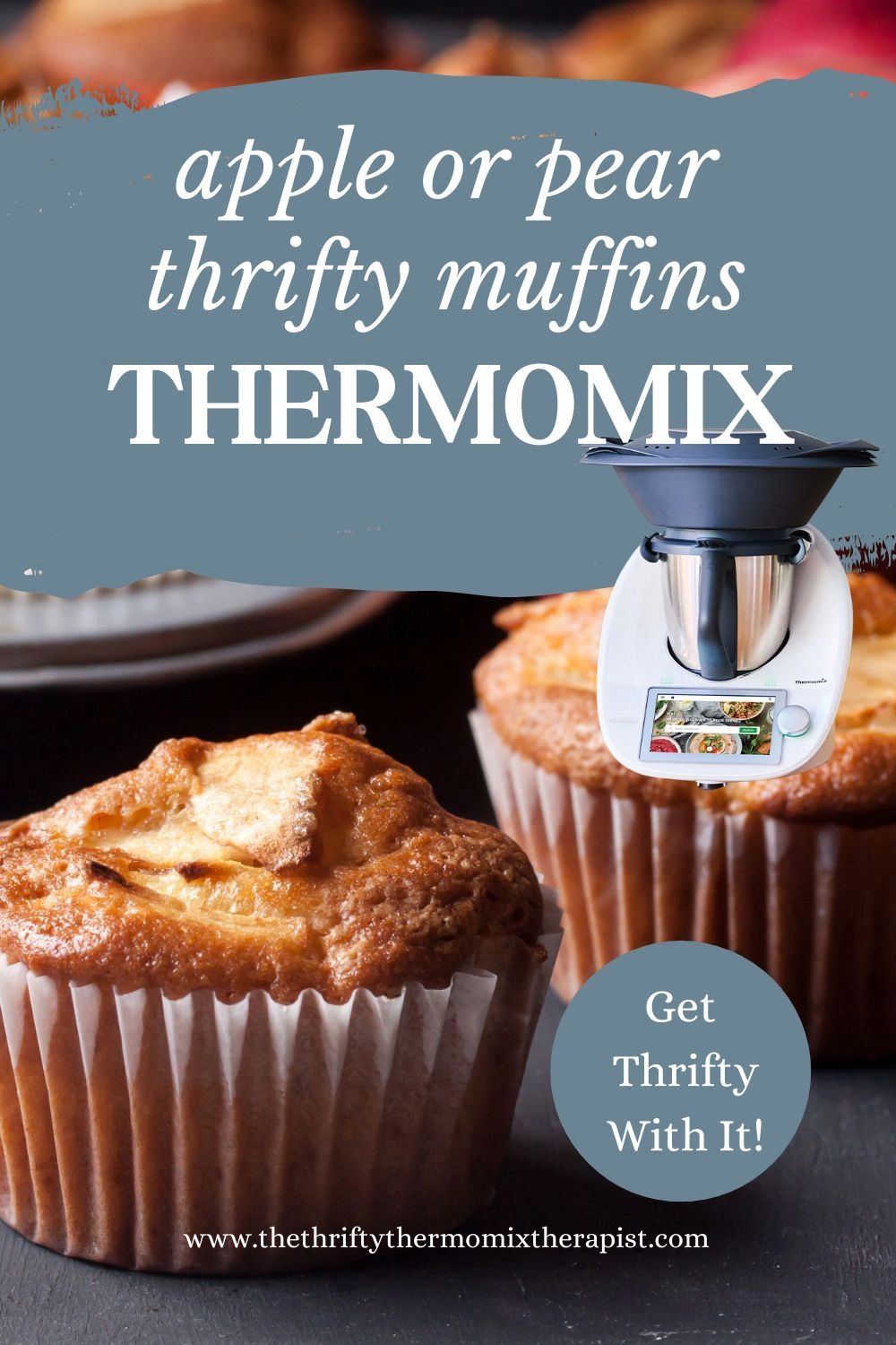 Thrifty Thermo Cake or Muffin Recipe, Use up your Apples and Pear