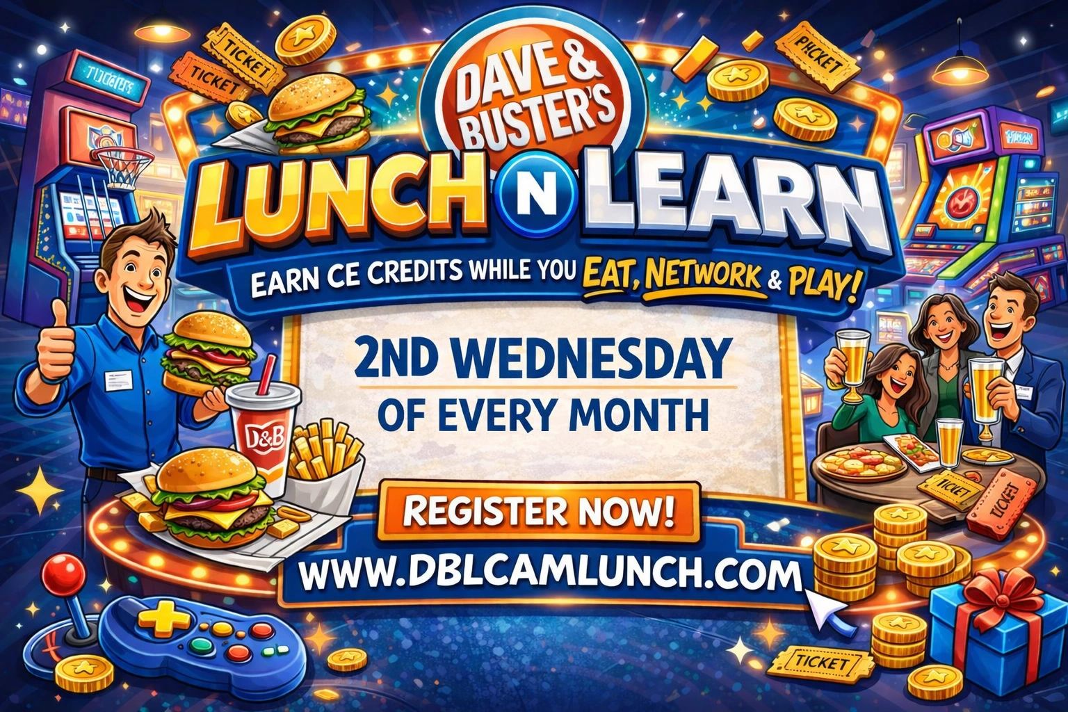 The Tampa Dave & Buster's Lunch & Learn