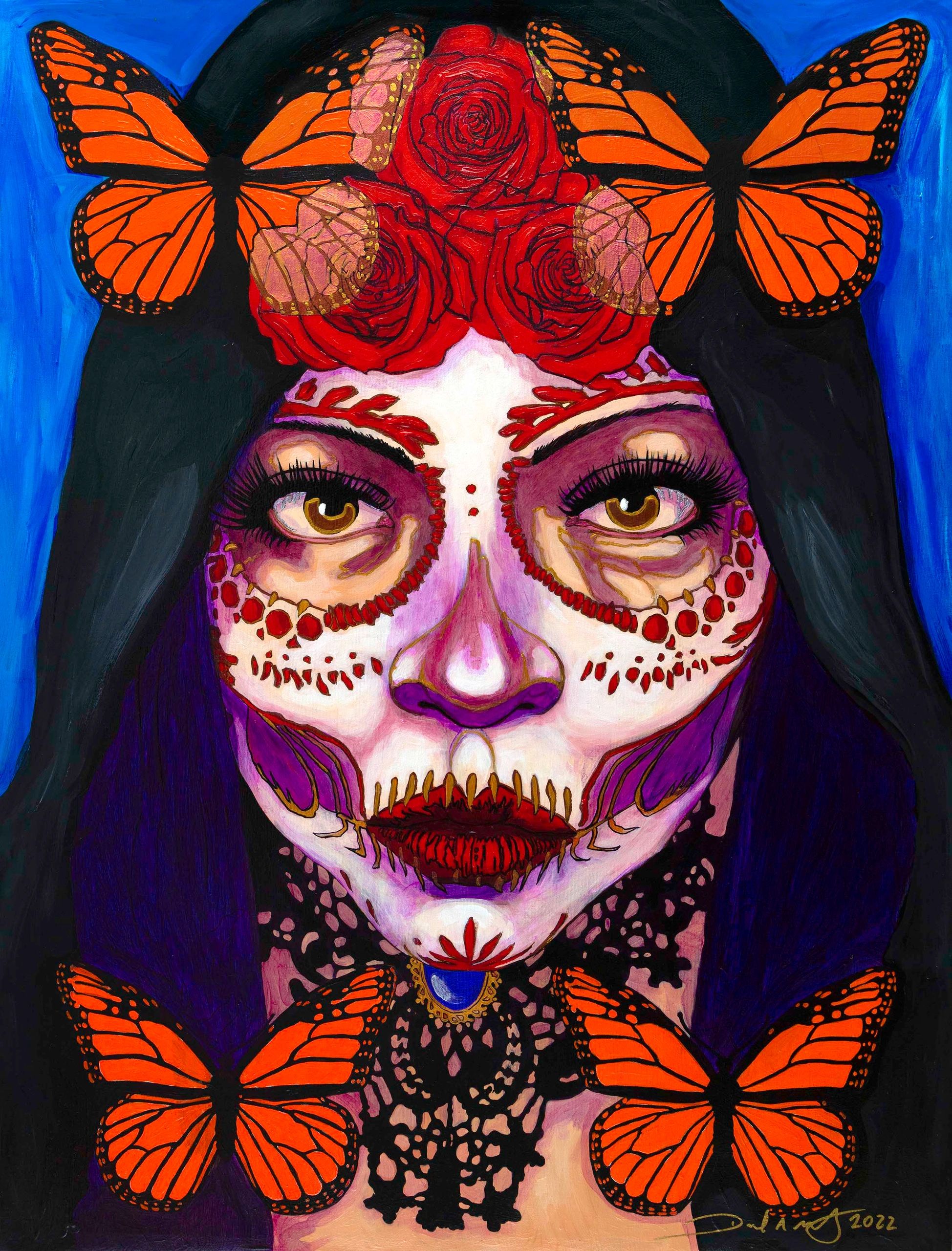 East Los Arte - Day of the Dead Art, Artist, Frida Kahlo
