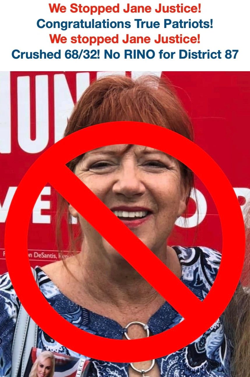 Stop Jane Justice - Don't Elect RINO Jane