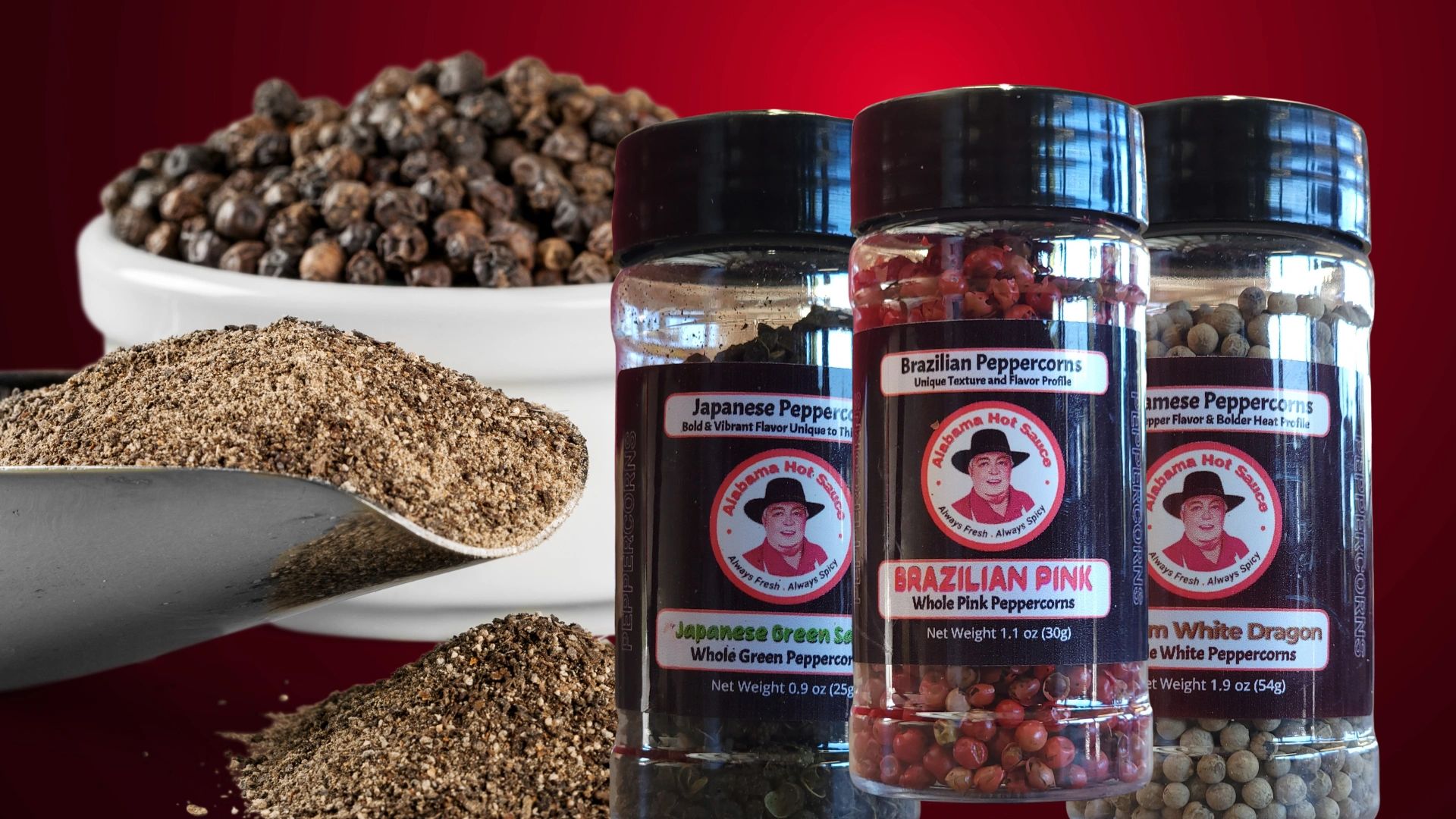 Alabama Hot Sauce - Hot Sauce, Dry Spices and Rubs