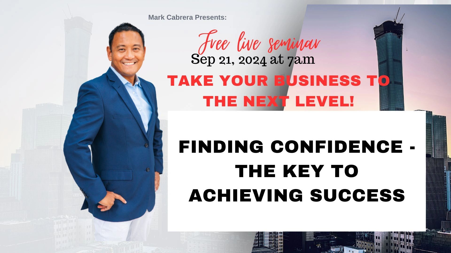 Mark Cabrera - Business Seminars