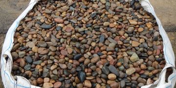 River Rock | Camp Davis Stone and Grass