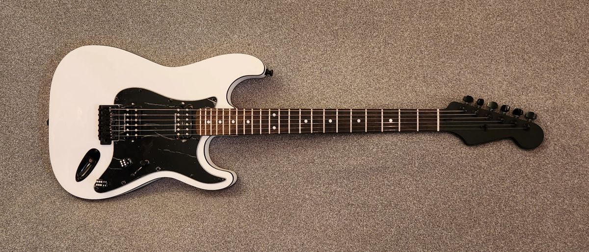 'Bianca' All Dressed Up And Ready To Rock! Custom Player HH Strat Style ...