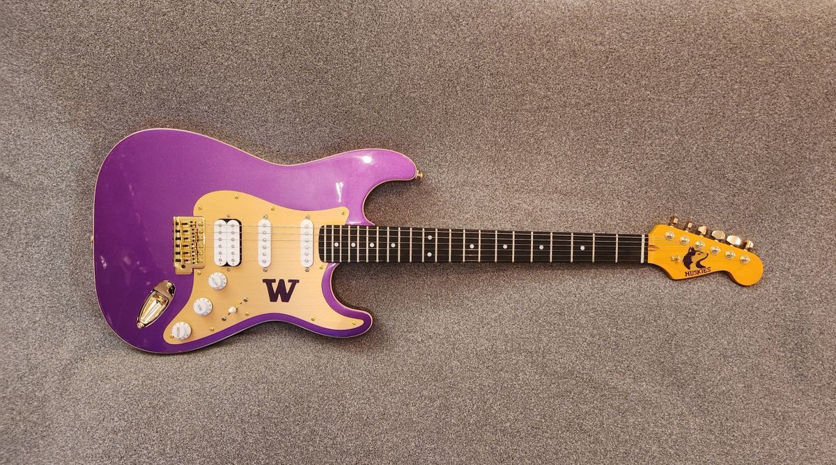 'Dubs' Custom Player HSS Strat Style UW Huskies Tribute