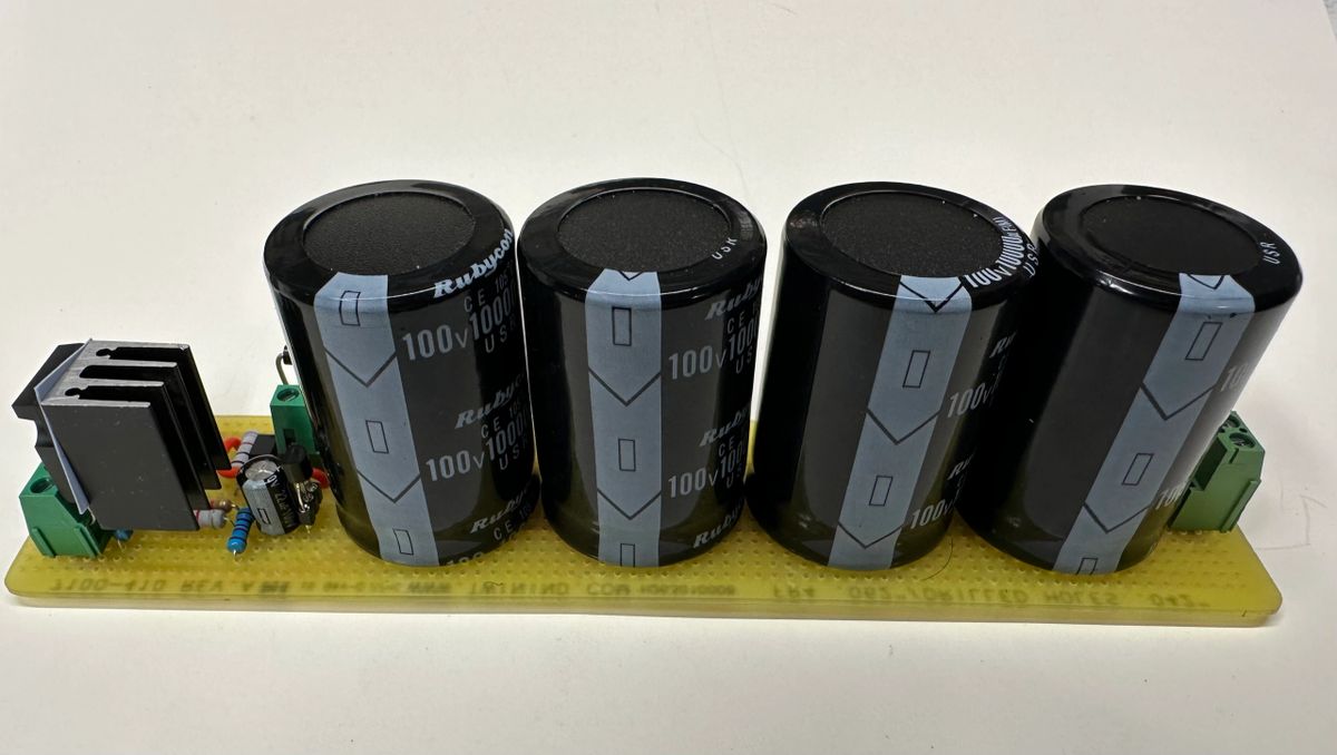 Capacitor dump 48 volt motor